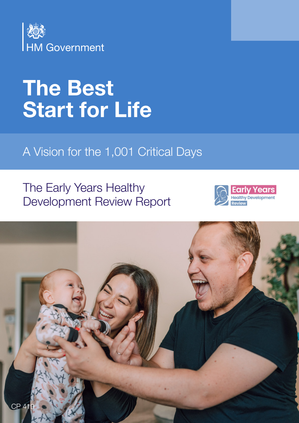 The Best Start for Life: A Vision for the 1,001 Critical Days. The ...