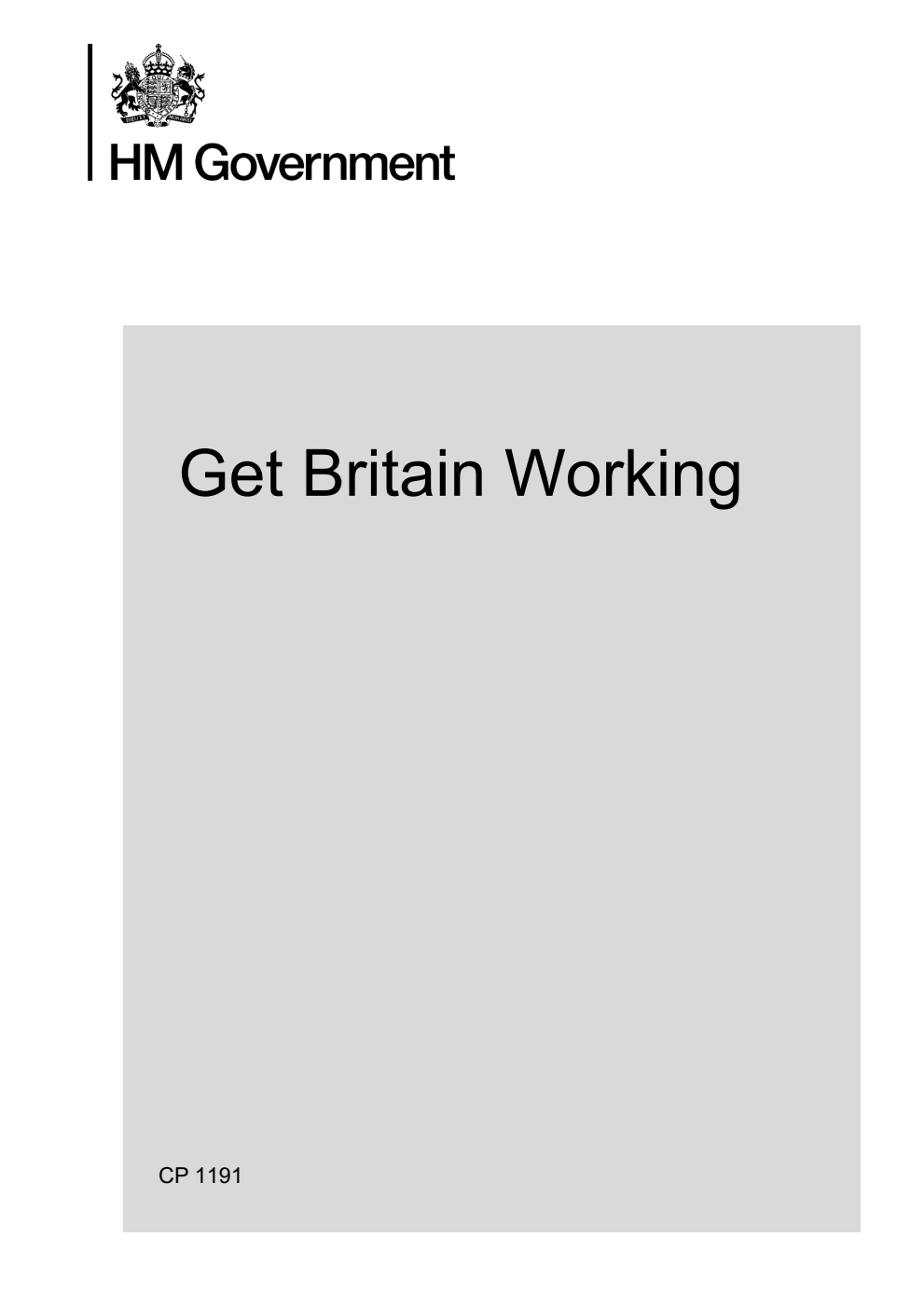 Get Britain Working